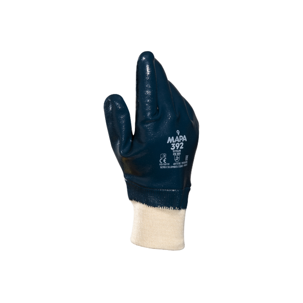 Mapa Professional, Titan 392, Work Gloves, Nitrile fully coated, EN ...